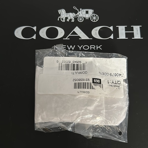 Coach | Accessories | Coach Mix Key Fob Metal Enamel Glitter Metallic ...